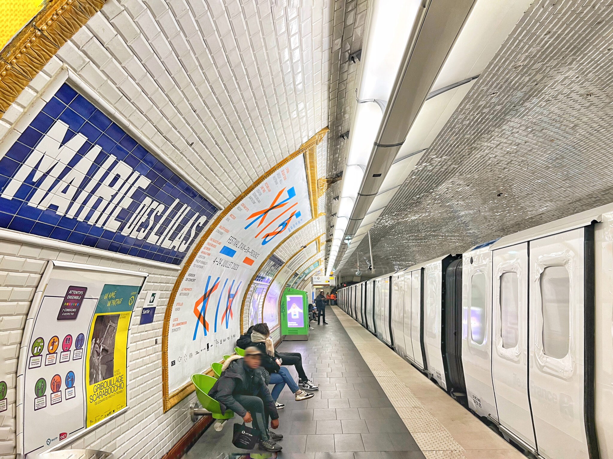 Lancement de la marche à blanc avec les nouvelles rames ...